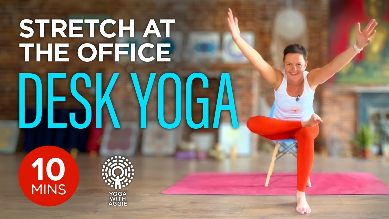 Desk Yoga | 10-Minute Stretch To Restore Energy At The Office - YouTube