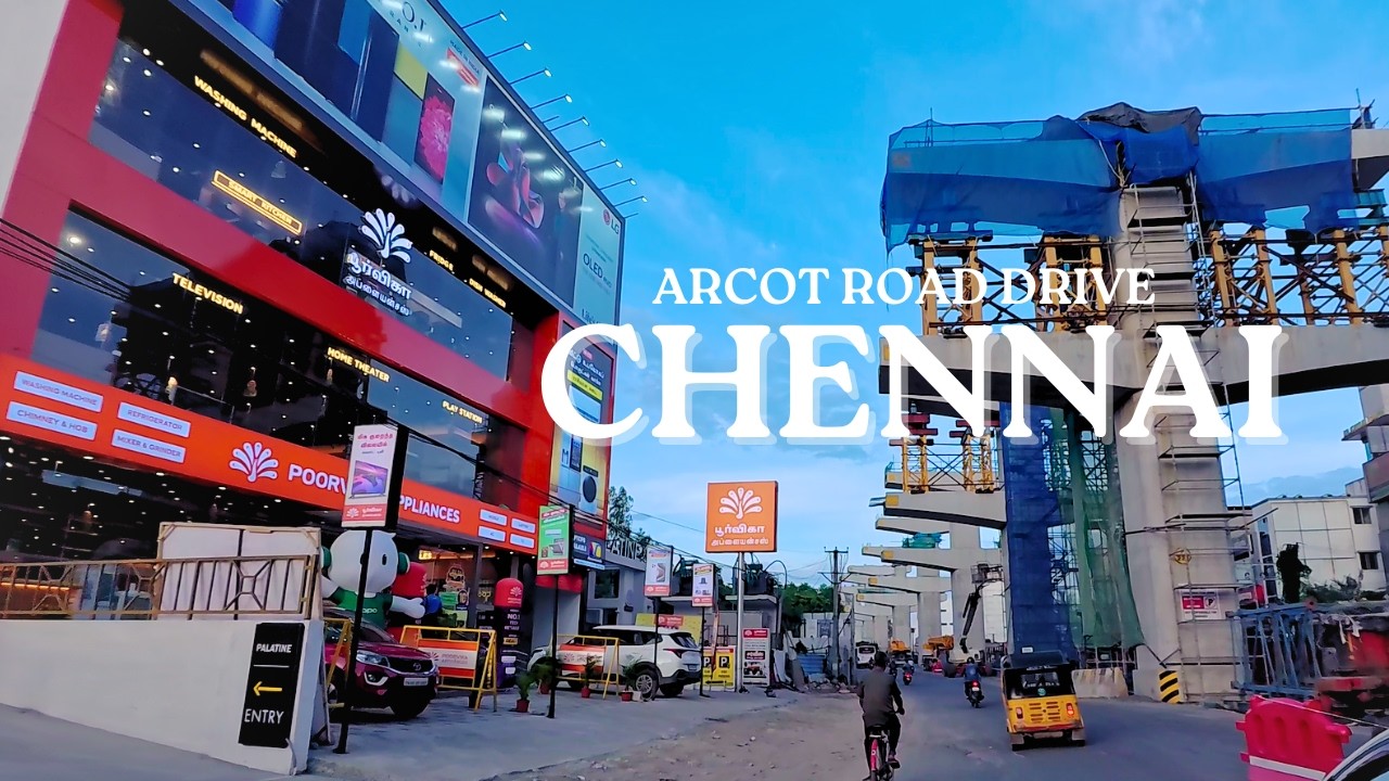 Chennai Developing Areas | Arcot Road [4K] - YouTube