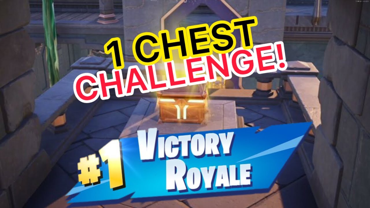 1 Chest Challenge in Fortnite (Watch Till The End)!!! - YouTube