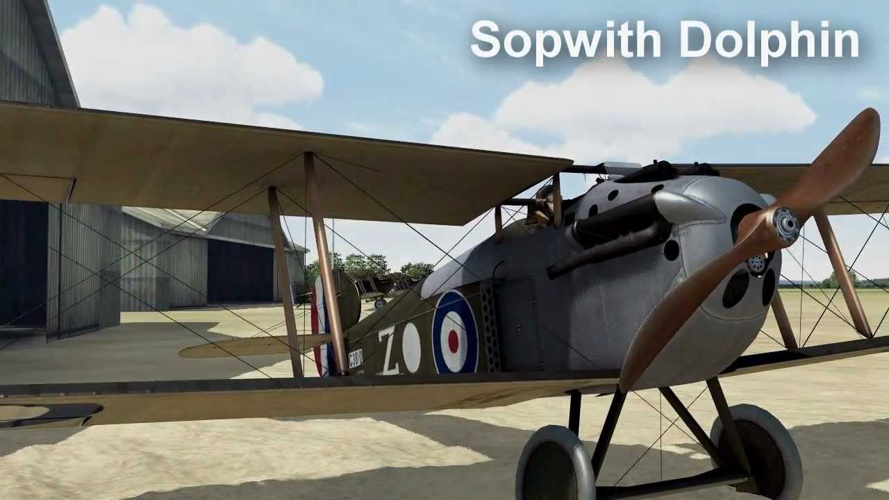 Sopwith Dolphin demo flight in "Rise Of Flight" - YouTube