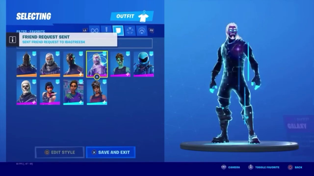 FREE FORTNITE GALAXY SKIN ACCOUNT GIVEAWAY! - YouTube