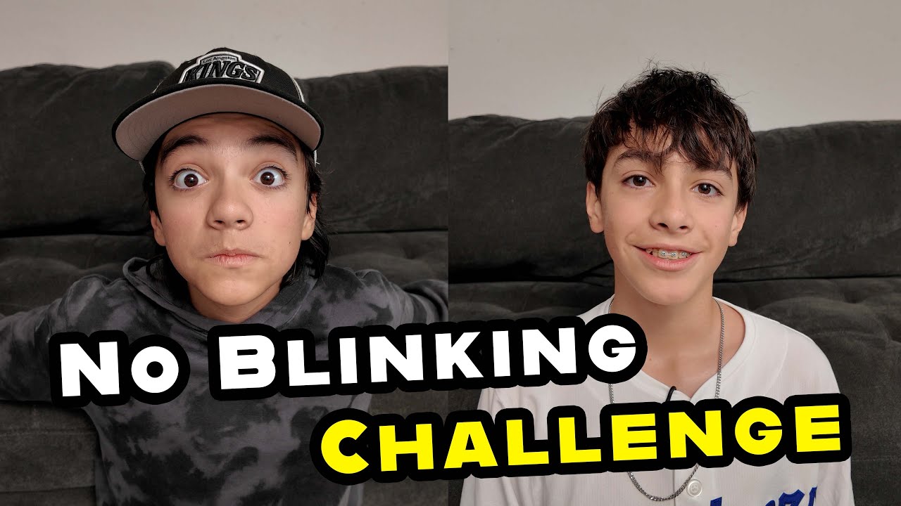 No Blinking Challenge 👀 How Long Can You Last? - YouTube