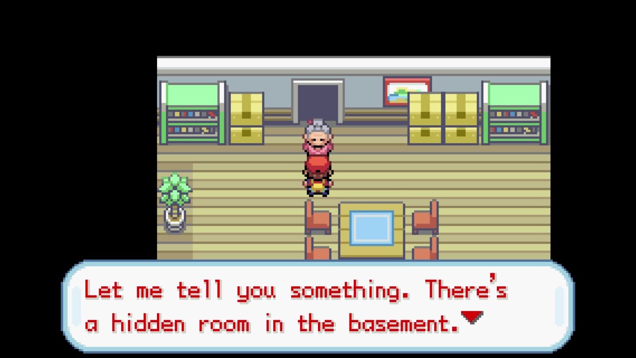 Pokemon LeafGreen (English debug version): Behind the boxes on Seven ...