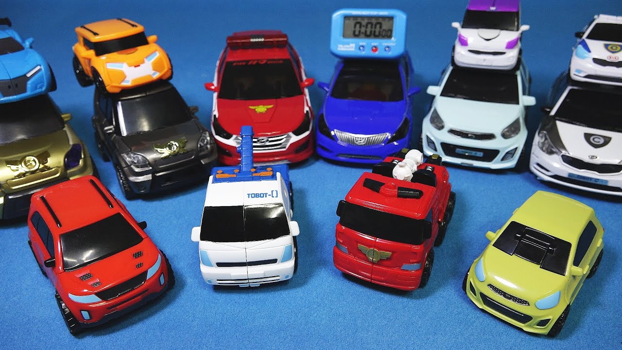 또봇 제로 또봇 Z D R 미니 1분 안에 변신시키기 변신동영상 Tobot mini toys transformation in 1 ...