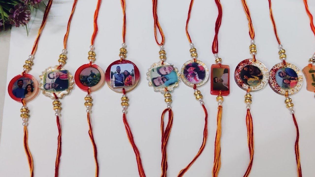 Resin Photo Rakhi Tutorial | Resin Art |DIY Rakhi Making | How to make ...
