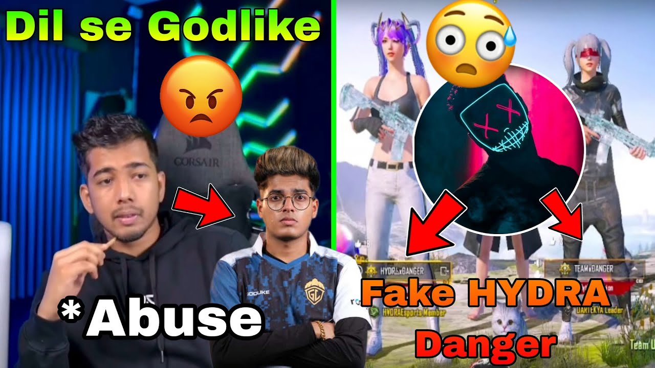 Scout Reply On Abuse Godlike 😳 | Fake Hydra Danger 😱 - YouTube