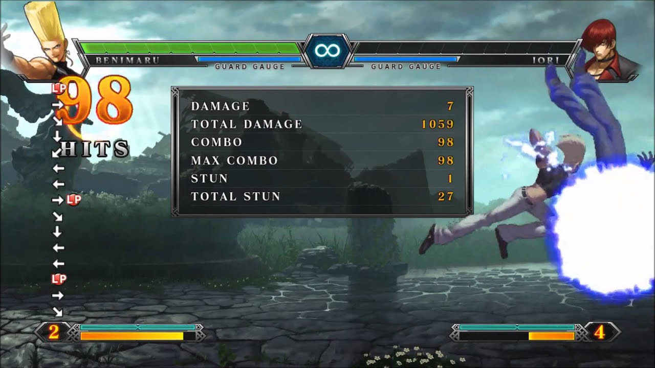 KOF XIII - Benimaru: Double HD combo - YouTube
