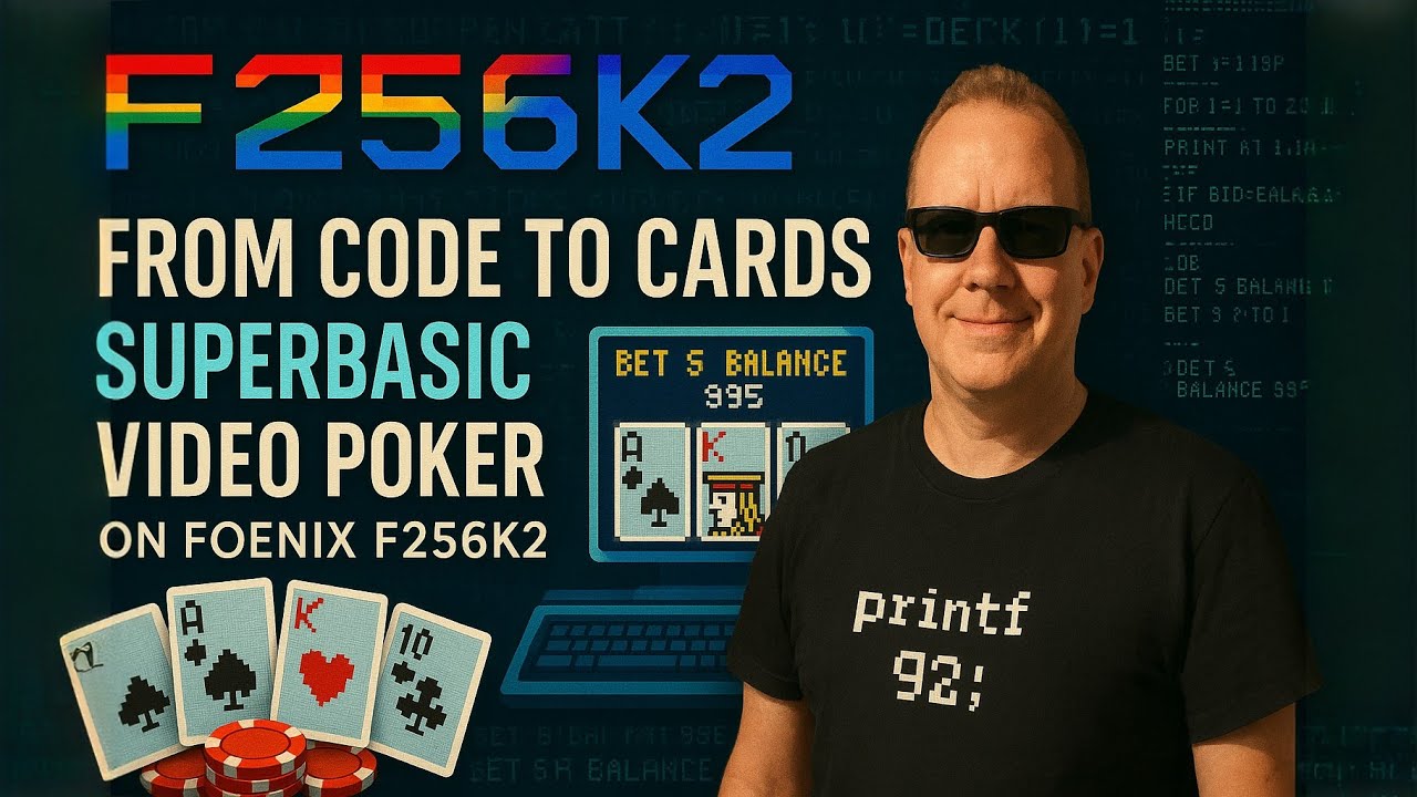 From Code to Cards: SuperBasic Video Poker on Foenix F256K2 Update ...