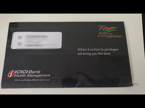 #ICICI BANK WEALTH DEBIT CARD UNBOXING - YouTube