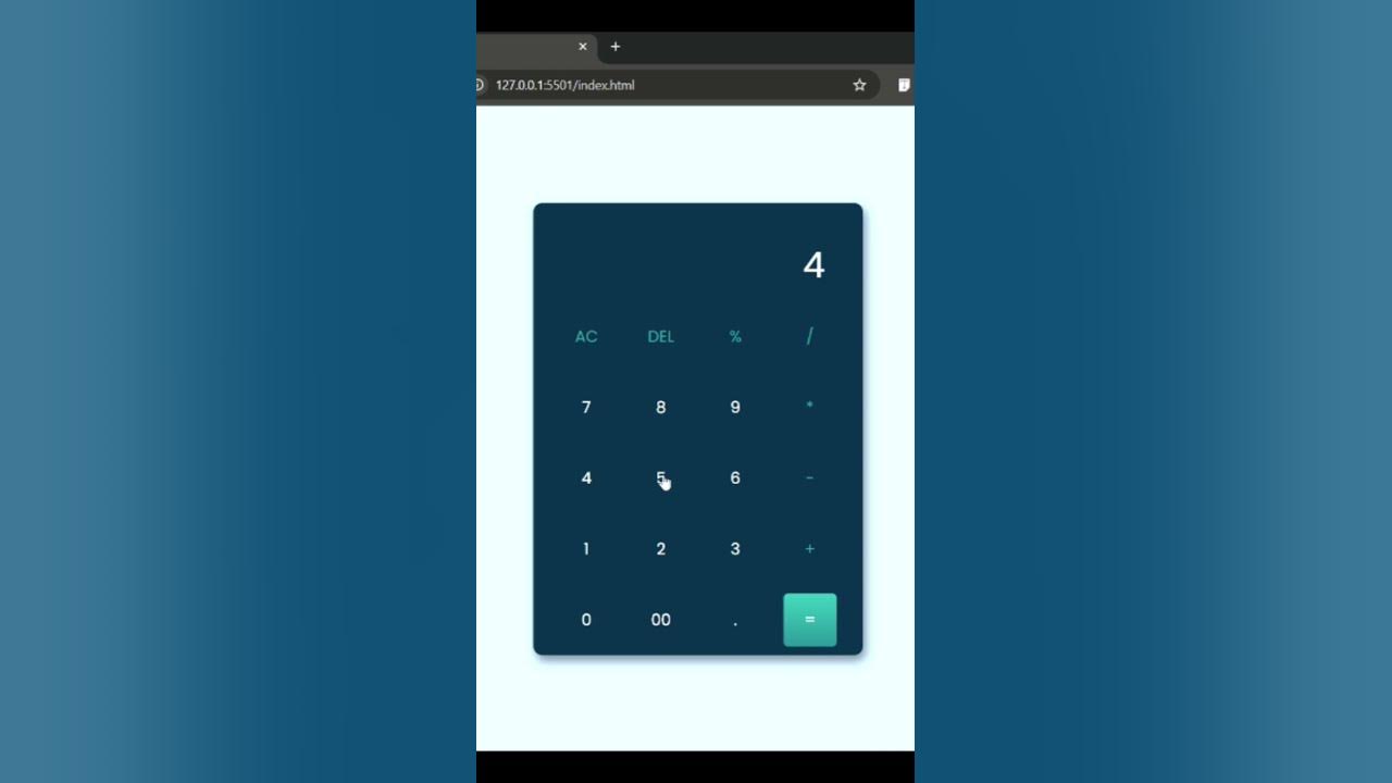 Javascript Calculator Html Css Javascript Coding Project Javascriptprojects