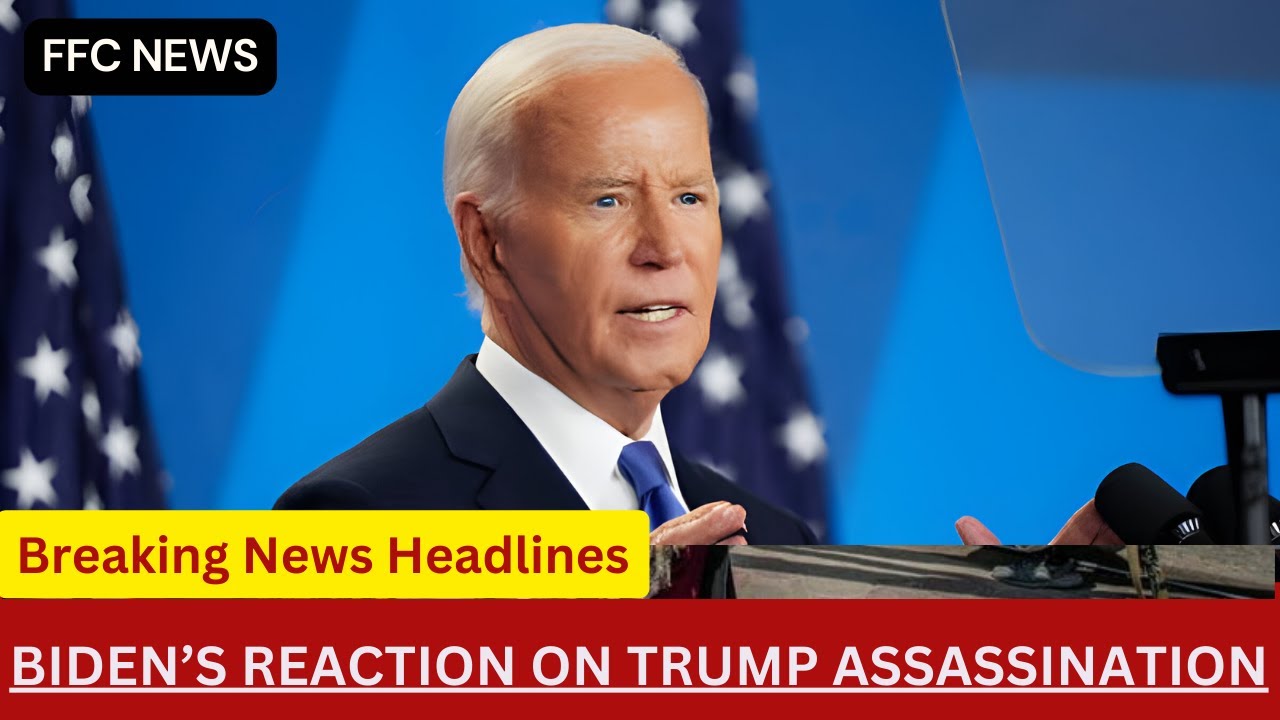 Joe Biden Reaction on Trump's Assassination Attempt #america # ...