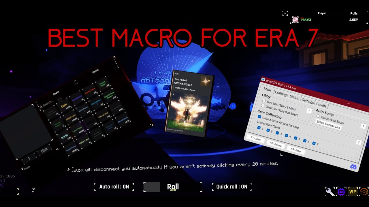 How to use the Dolphsol Macro properly in sols rng!!1!1!!1 - YouTube