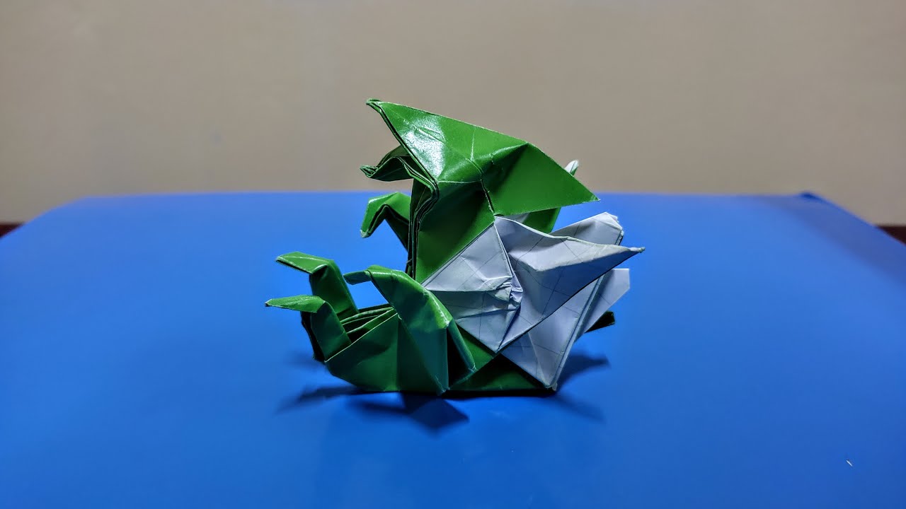 Origami Kaiju Crane Kaiju Tsurura By Shinji Sasade Made By Me