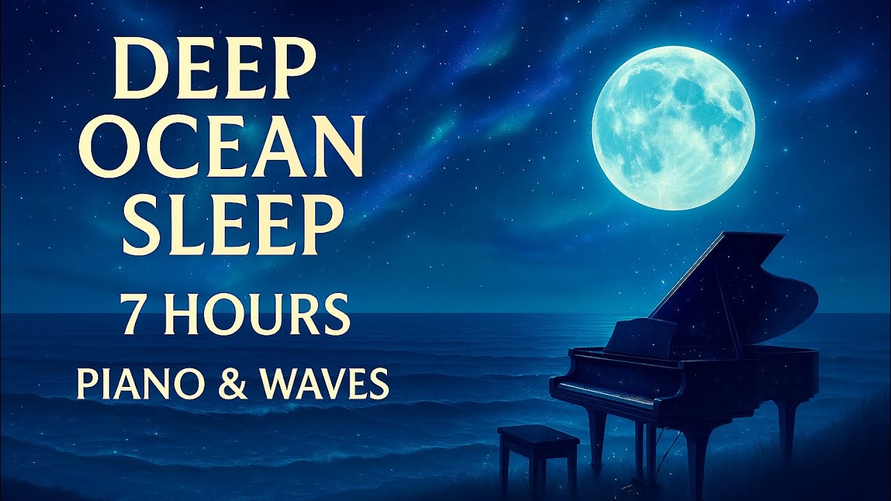 🌊 Deep Ocean Sleep – Piano & Waves 🎹 - YouTube