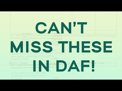 Can't Miss In DAF // UPSC CMS 2024 - YouTube