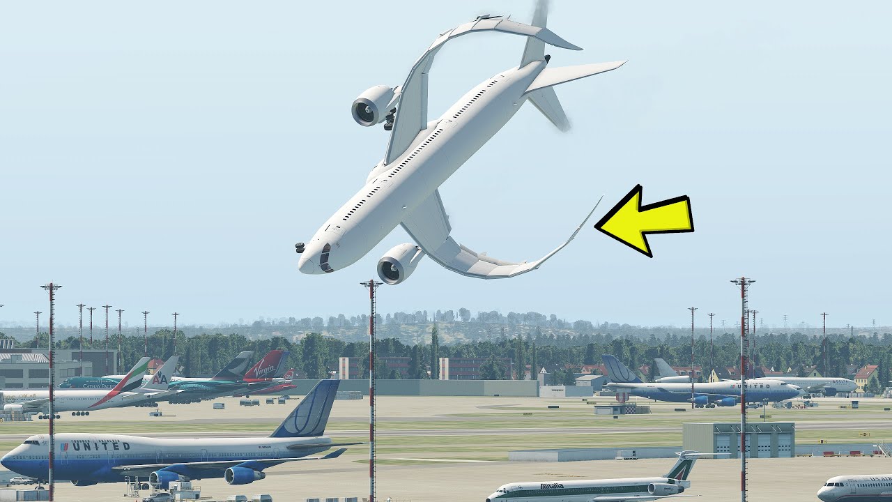 Boeing 787 Pilot Performed An Extreme Wing Test [XP11] - YouTube