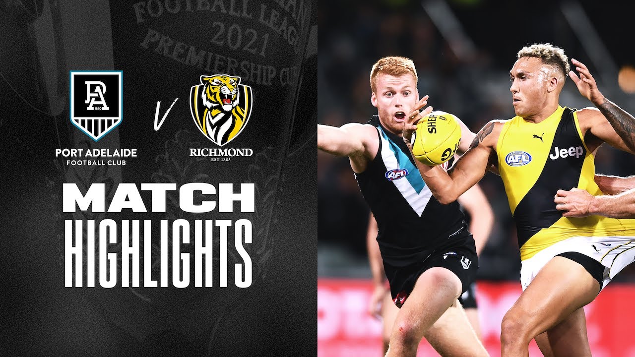 Port Adelaide v Richmond Highlights | Round 4, 2021 | AFL - YouTube