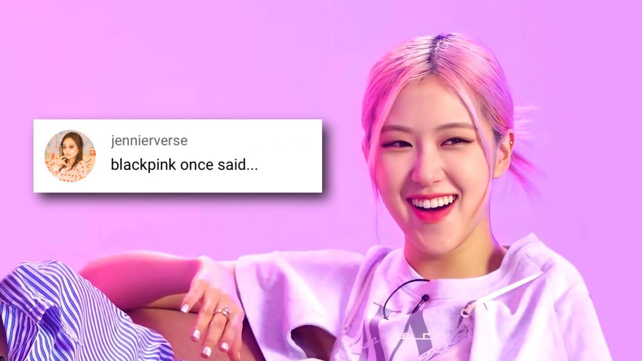 Blackpink once said.... - YouTube