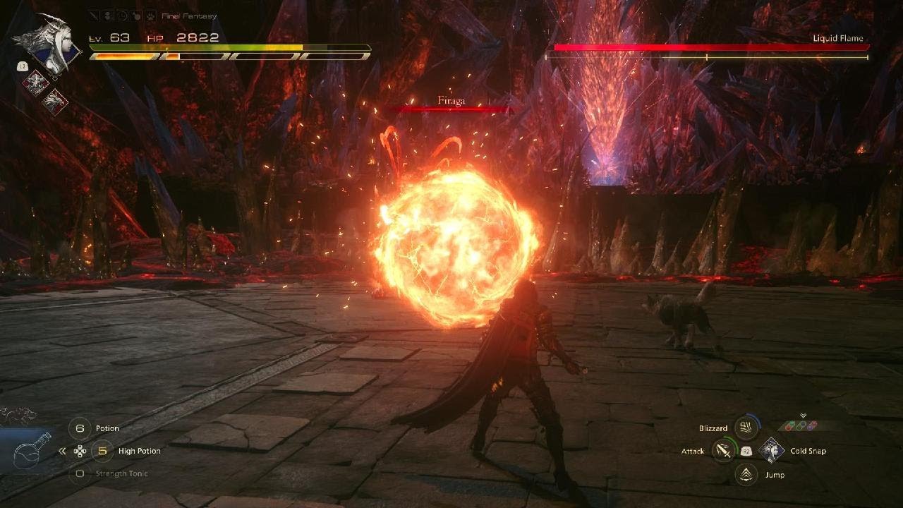 FINAL FANTASY XVI - FF mode - Liquid Flame boss (PS5 - 1080p - 30 FPS ...