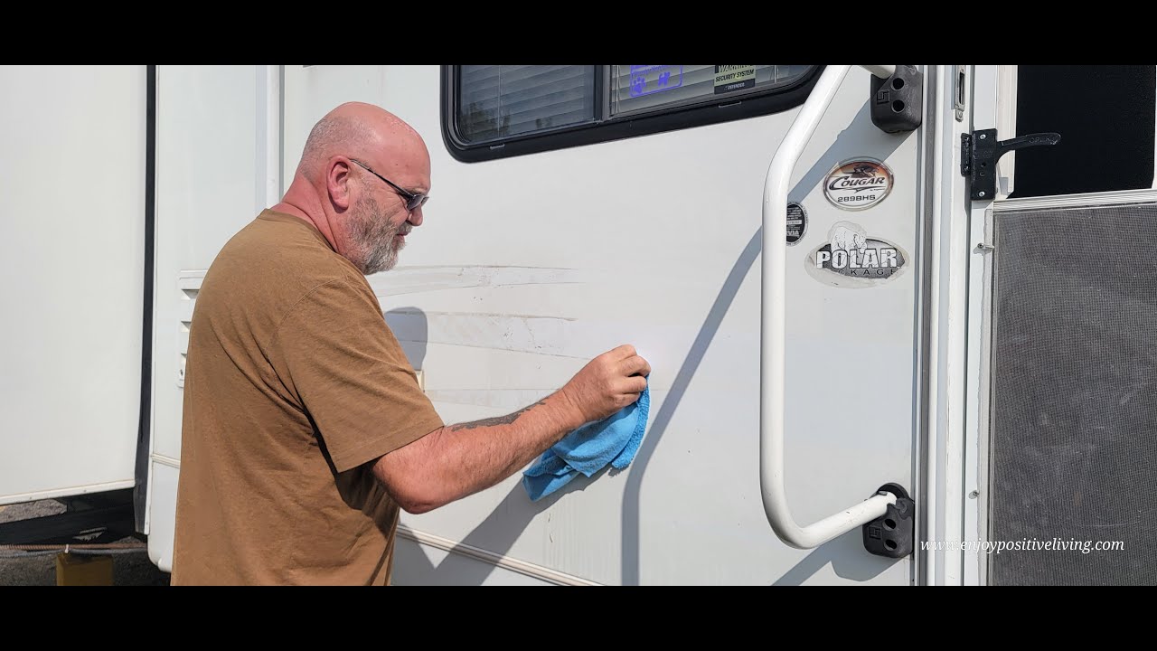 Decal removal made simple! Removing old decals from your RV. - YouTube