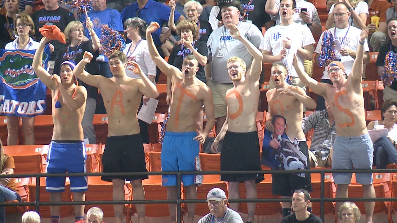 Florida Men's Swimming: Team Support at NCAAs - YouTube