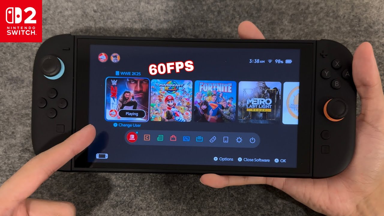 WWE 2k25 on Nintendo Switch 2 Gameplay | Switch 2 Gameplay - YouTube