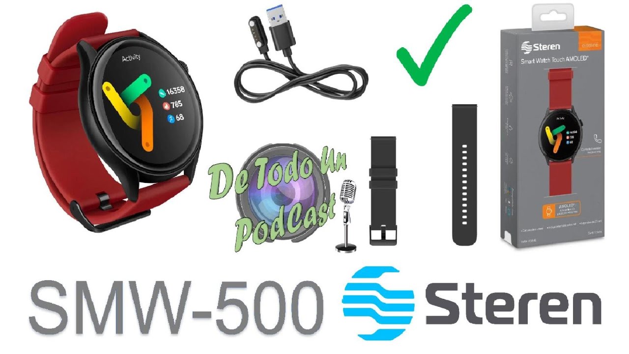 ⌚ SMW-500 ️ El SmartWatch con pantalla AMOLED de #steren 🌐 - YouTube