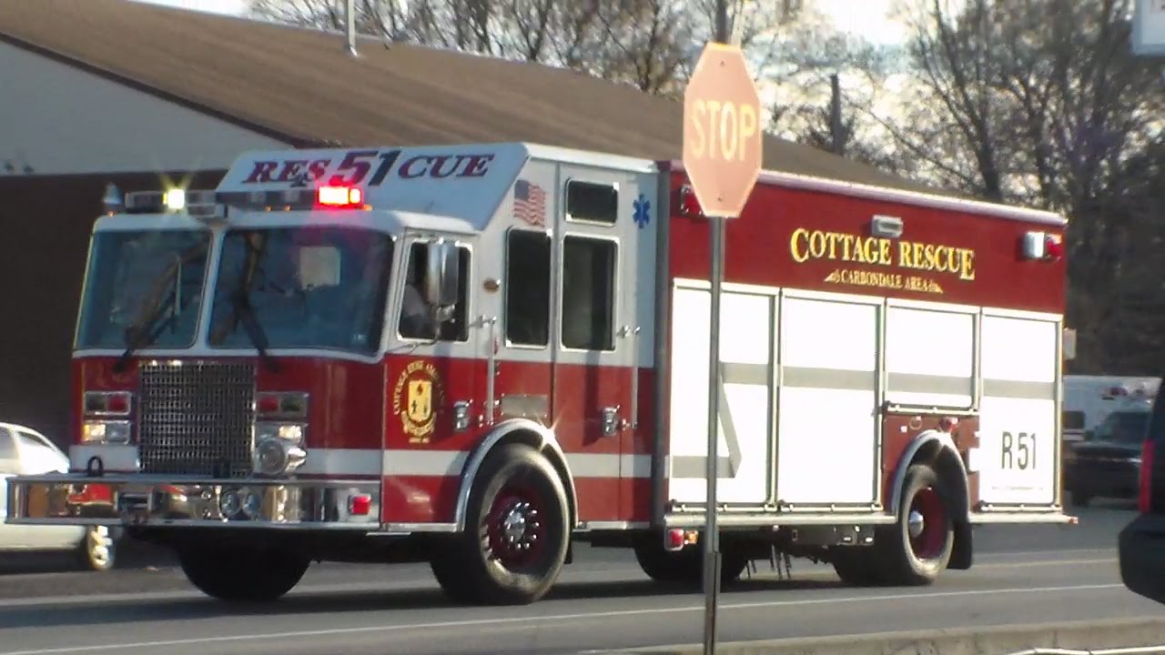 Cottage Hose Company Rescue 51 Responding - YouTube