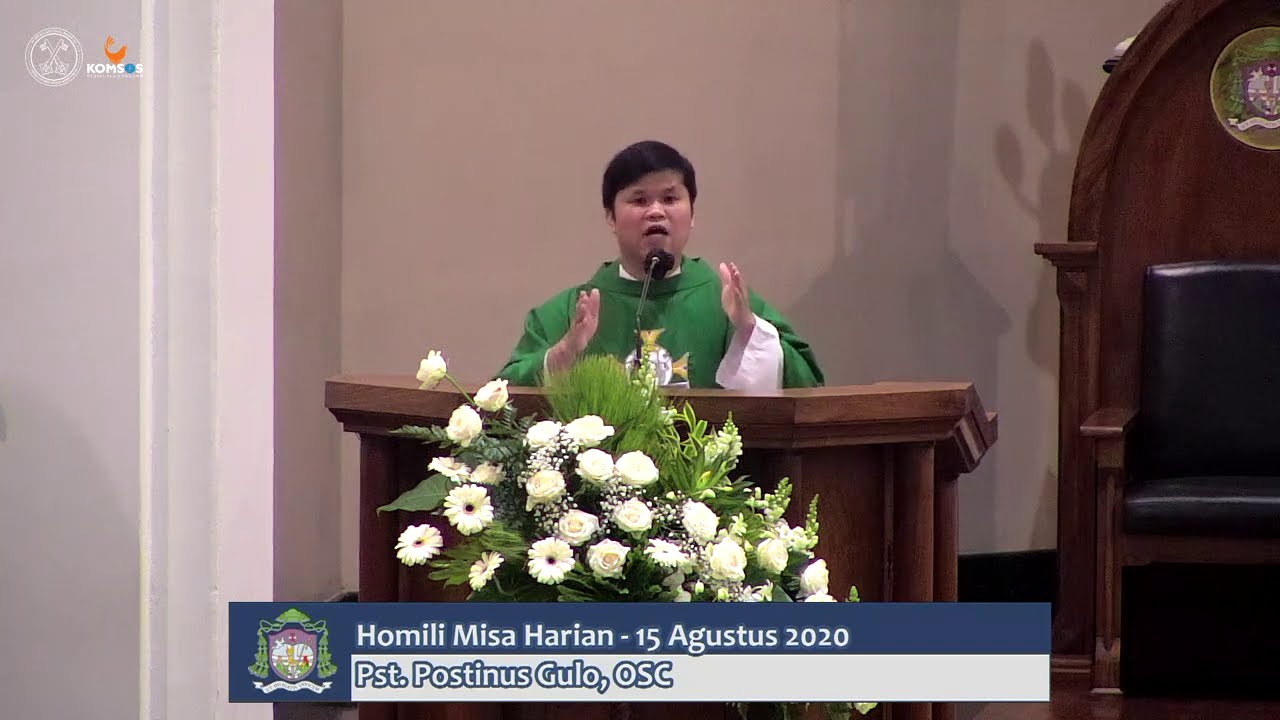 Homili Pst. Postinus Gulo, OSC “Tanggung Jawab Keluarga” - Misa Harian ...