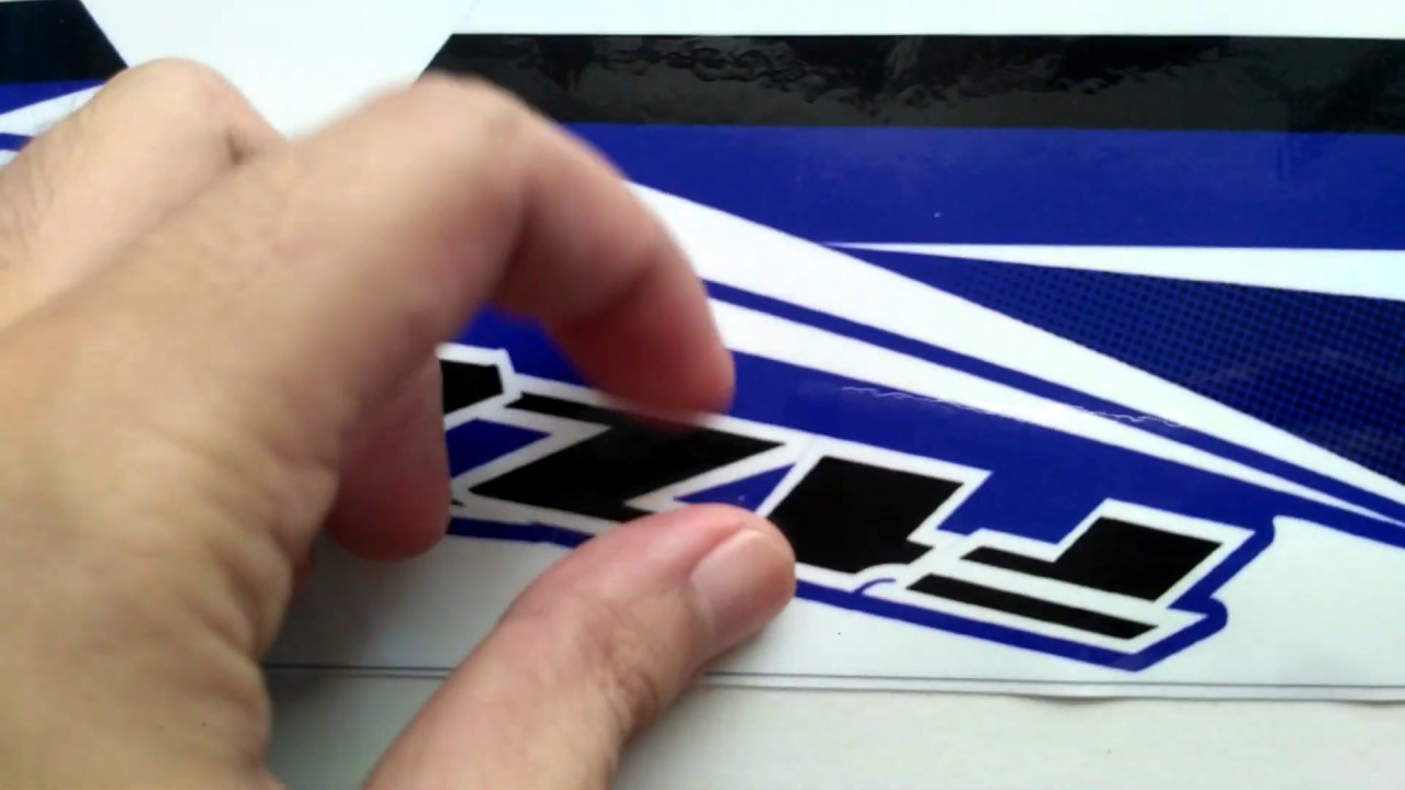striping f1zr variasi biru - YouTube