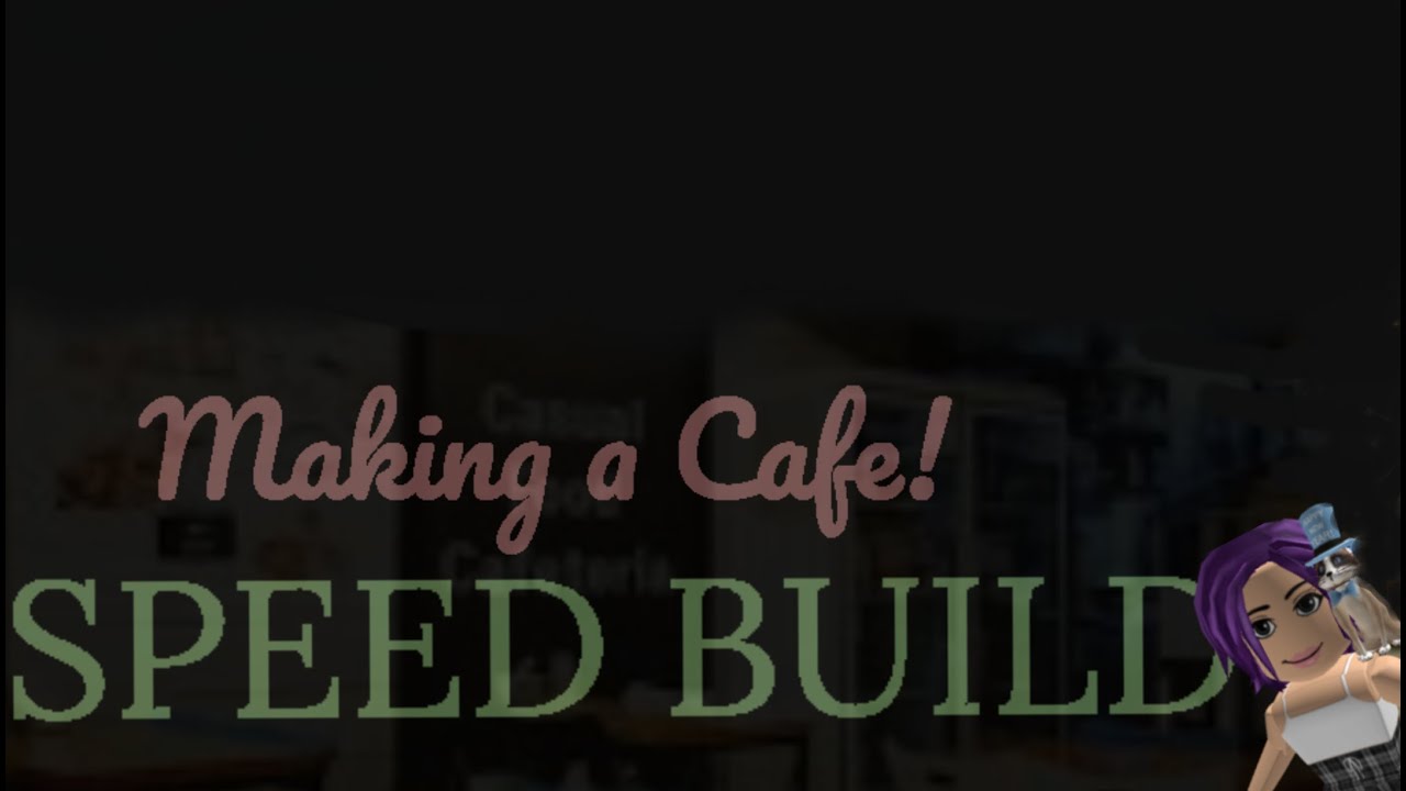 Speed Building a Cafe | Cafe 'De Bay Speed Build | The Jade and Lila ...