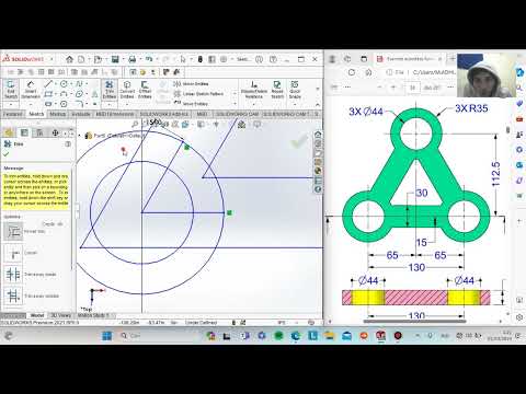 EXERCISE 33 SOLIDWORK - YouTube
