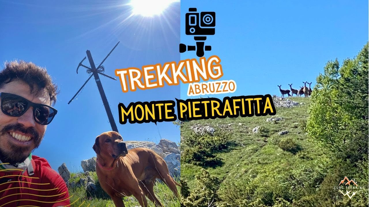 Monte Pietrafitta da Prezza, Anello del parco eolico (Vista su Cocullo ...