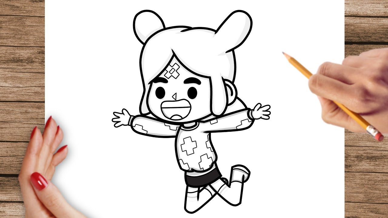 HOW TO DRAW Rita from Toca Life Stories | Toca Boca @amandadrawings ...