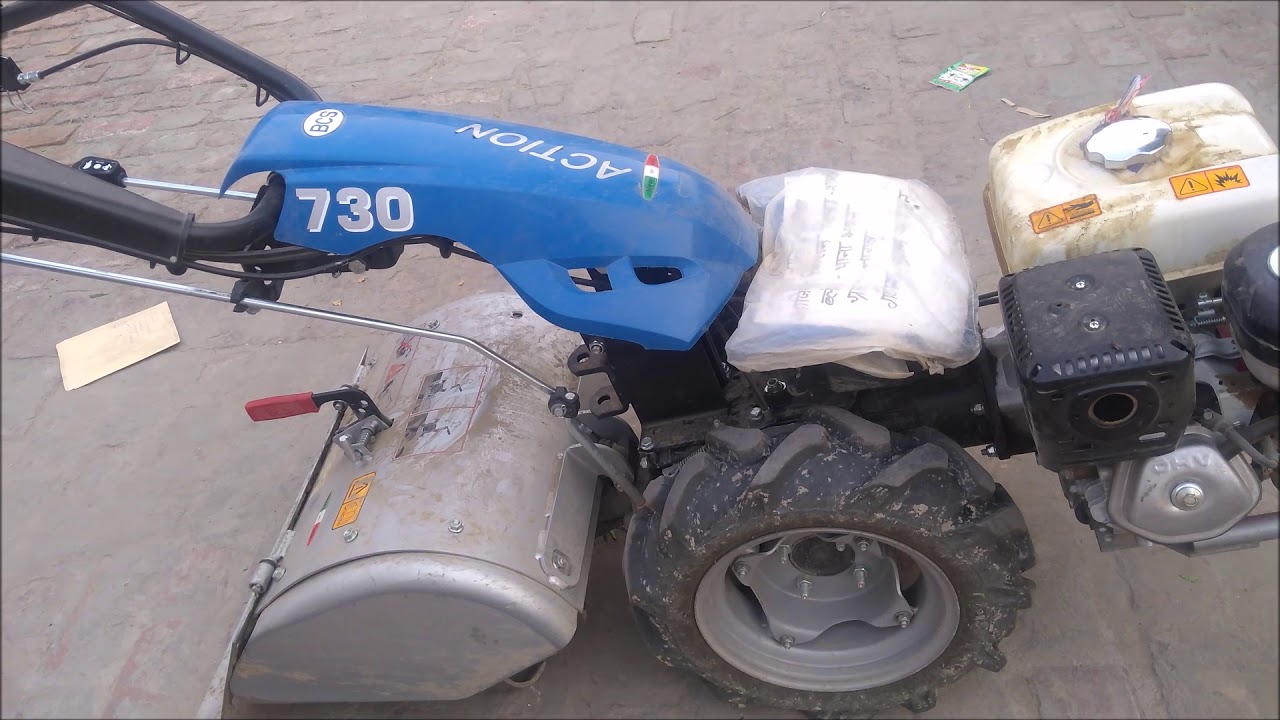 how to operate bcs action 730 power weeder tractor | overview and ...