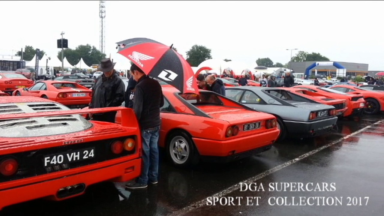 paddock ferrari sport & collection 2017 val de vienne - YouTube