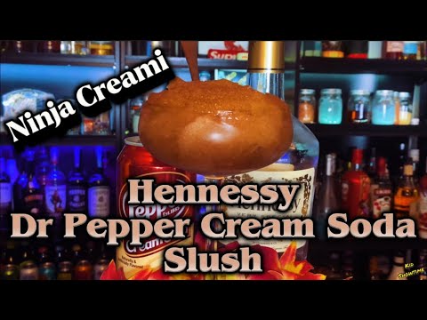 Hennessy Dr Pepper Cream Soda Slush #ninjacreami - YouTube