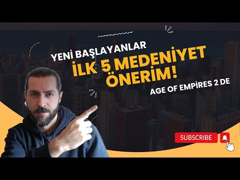 Yeni başlayanlara İlk 5 MEDENİYET ÖNERİM! - Age of Empires 2 DE