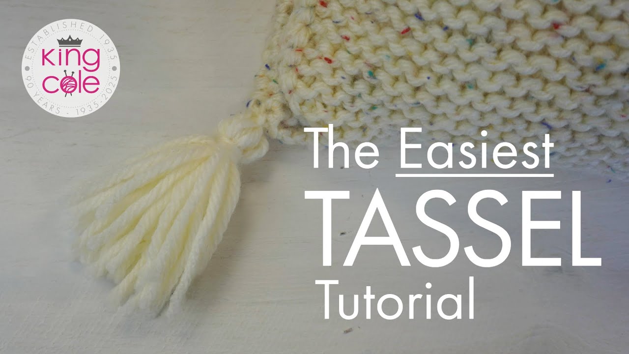 The EASIEST Method to Make and Attach Tassels - YouTube