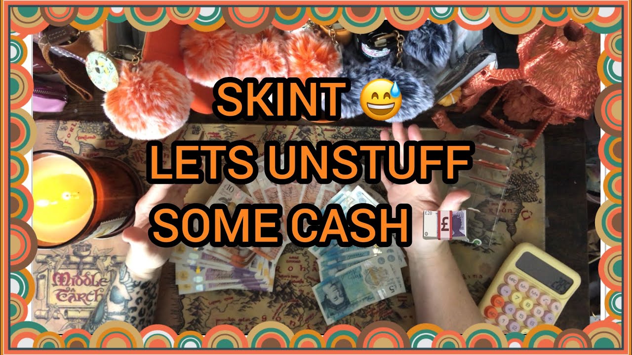 SKINT 🧡 CASH UNSTUFFING 💷 LETS TAKE SOME MONEY BACK TO BANK 🍂 # ...