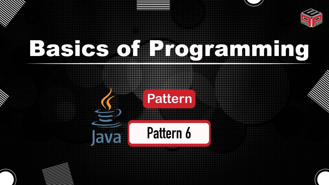 Pattern 6 | Pattern | In English | Java | Video_6 - YouTube