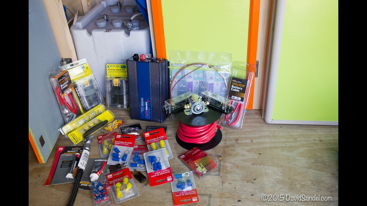 Living in a Van: Battery System Installation - #VanLife - YouTube