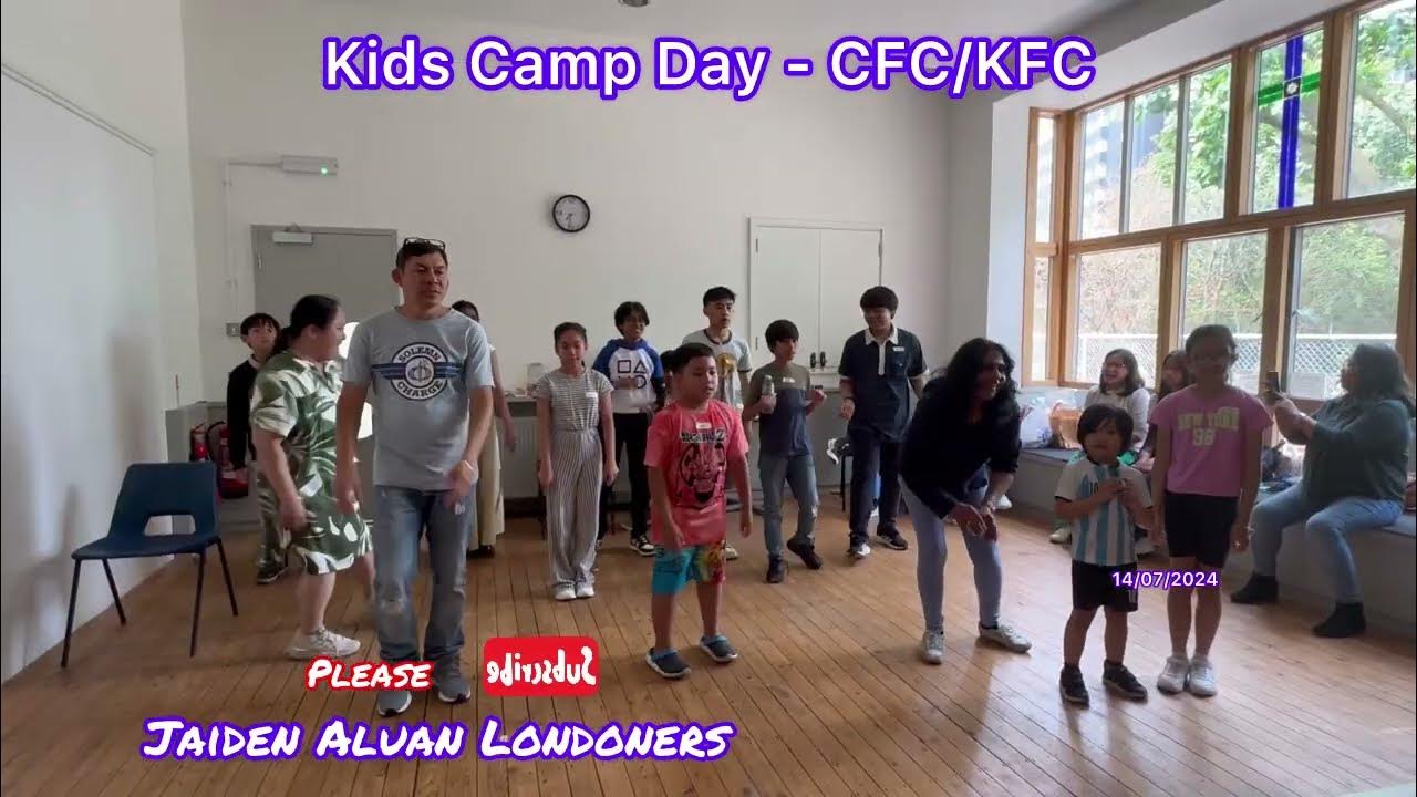 Kids Camp Day /Teaching & Games with prices /CFC- KFC /Jaiden Aluan - YouTube