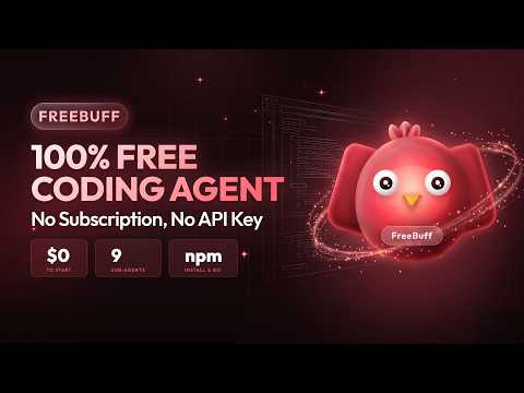 FreeBuff: 100% Free & Unlimited Coding Agent, No Subscription, No API Key