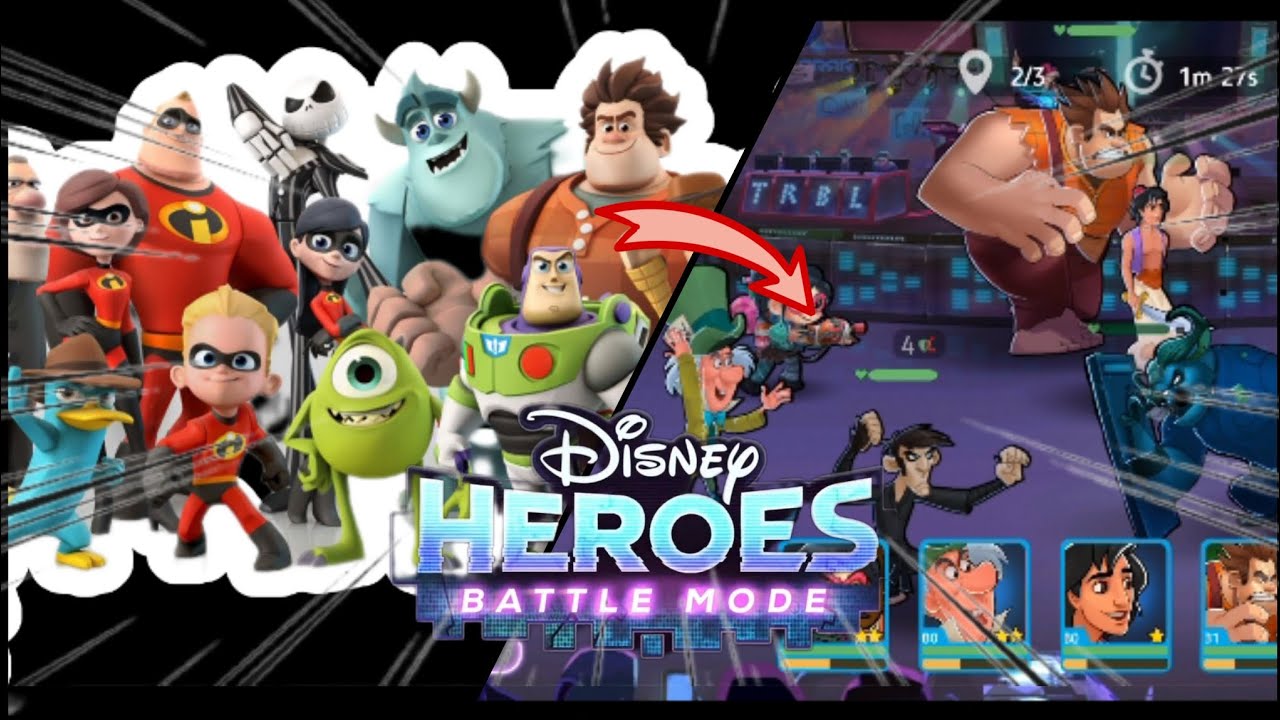 𝗗𝗜𝗦𝗡𝗘𝗬 𝗛𝗘𝗥𝗢𝗘𝗦 : 𝗕𝗔𝗧𝗧𝗟𝗘 𝗠𝗢𝗗𝗘 [𝗧𝗥𝗜𝗔𝗟 𝗚𝗔𝗠𝗘𝗠𝗢𝗗𝗘] - YouTube