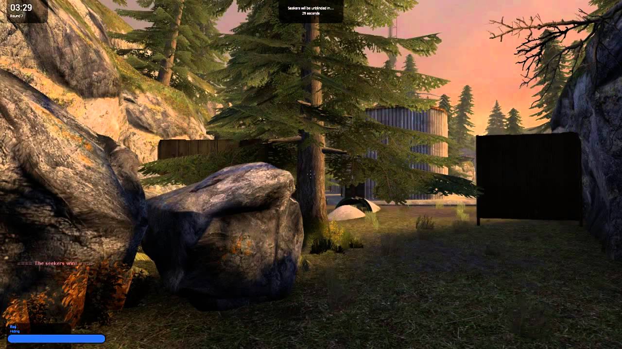 GMOD Hide and seek - Hiding in the woods - YouTube