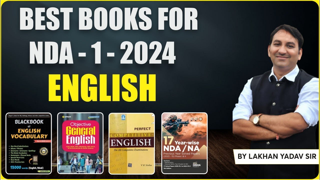 Best Books For NDA 1 2024 ENGLISH - YouTube
