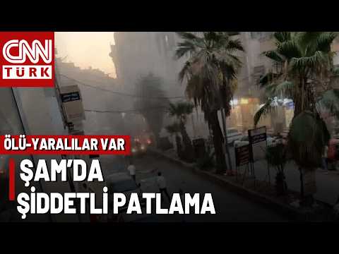 SON DAKİKA🚨Suriye'nin Başkenti Şam'da Şiddetli Patlama! Çok Sayıda Ölü ve Yaralı Var