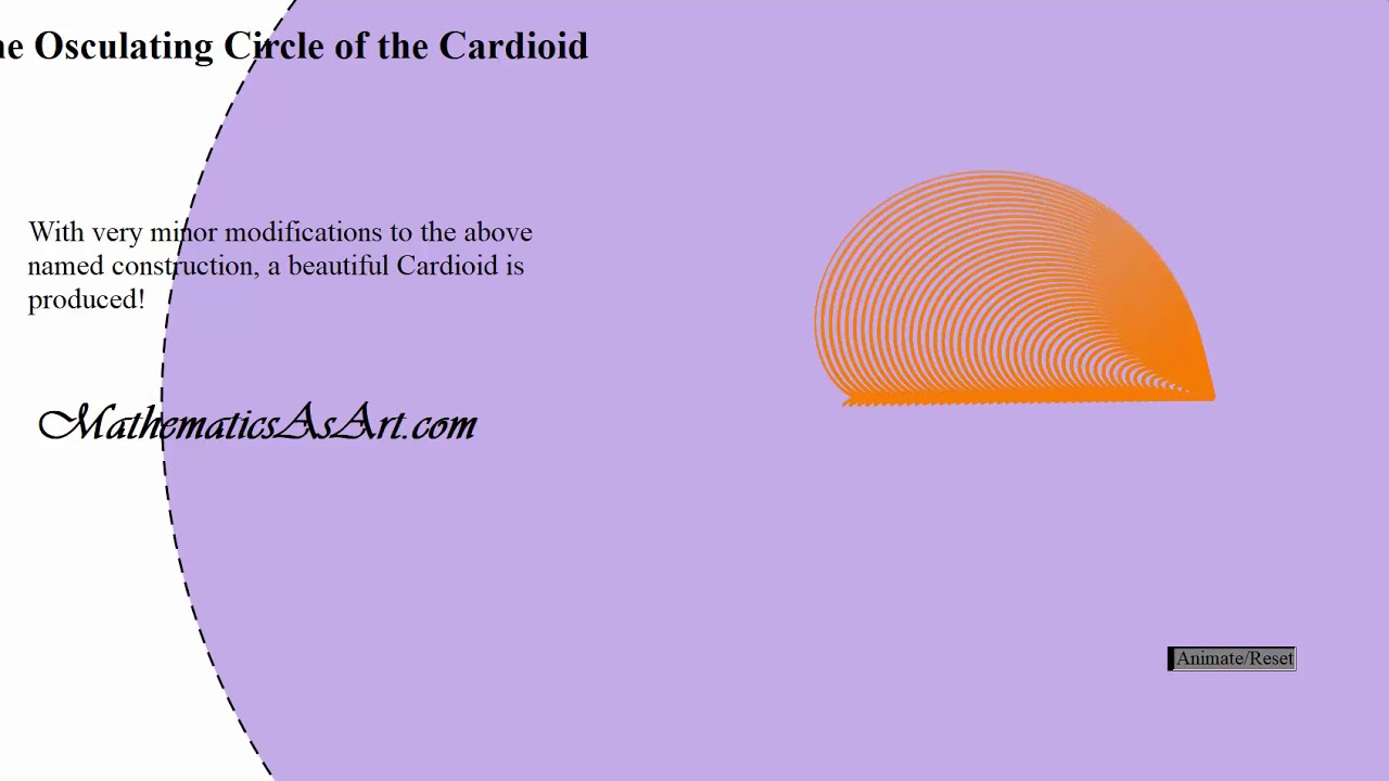 The Osculating Circle of the Cardioid art - YouTube