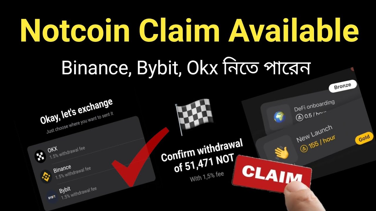 Notcoin Claim Available Now !! Notecoin transfer can be done at any ...